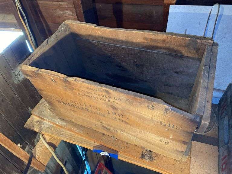 M P Moller, Hagerstown Md wooden crates - Hurley Real Estate & Auctions
