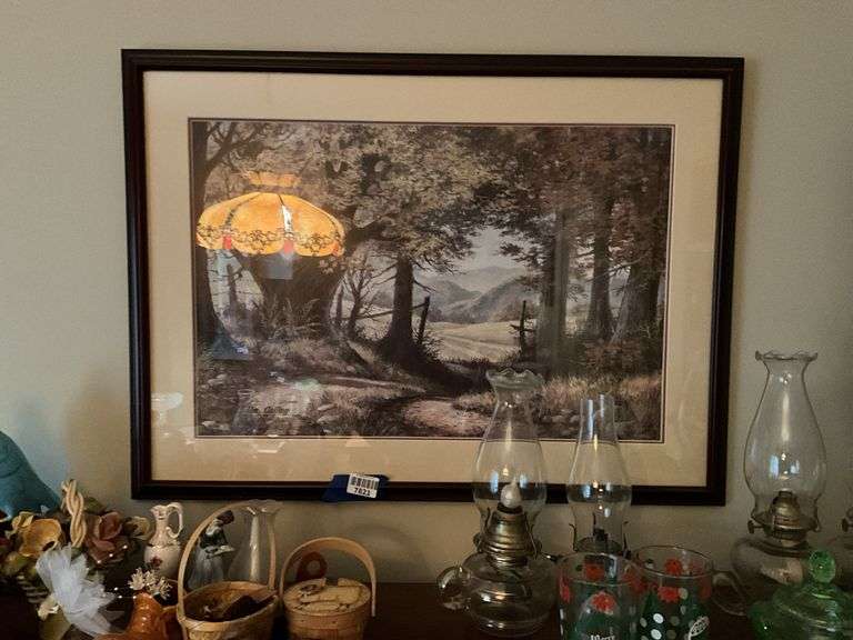 Lee Roberson limited edition print, The Calling, 408/***, framed 22 ...