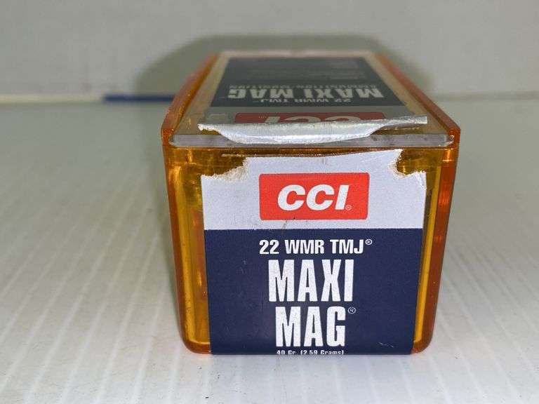 Partial box of CCI 22 WMR Maxi Mag - Hurley Real Estate & Auctions