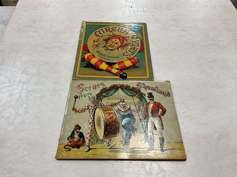 Two children’s book: Circus Sights, and Scenes from Showland - Hurley ...