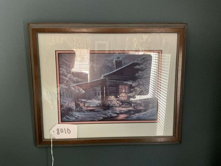 Wall hangings: multiple pictures including Lee Roberson print, Grace ...