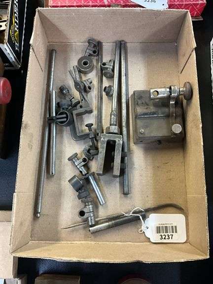 Machinist indicator base and parts - Hurley Real Estate & Auctions