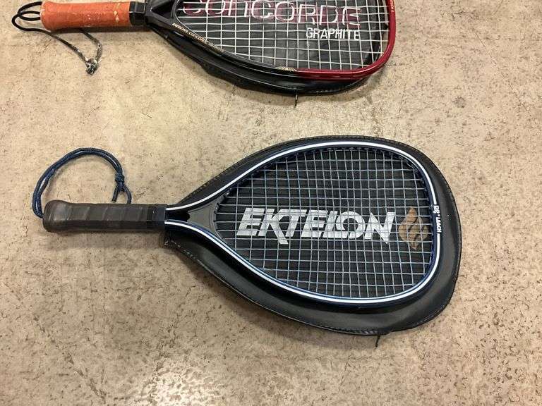Two Ektelon racquetball rackets - Hurley Real Estate & Auctions