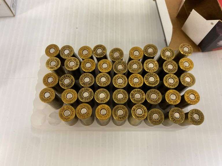 Two partial boxes of 357 Mag - One Winchester 110 gr JHP, one American ...