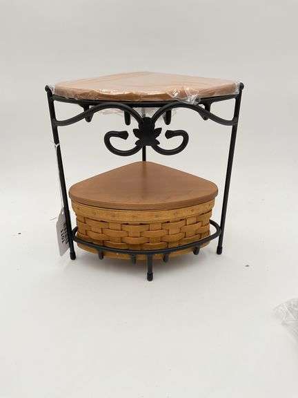 2003 Small Corner Basket: With Stand, Lids, Protector, Protector Box ...