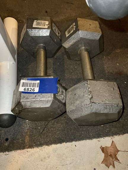 25lb hand weights - Hurley Real Estate & Auctions