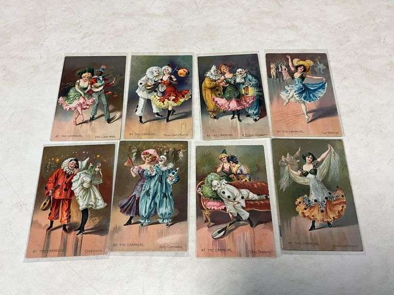 Twelve Tuck Carnival Series postcards - Hurley Real Estate & Auctions