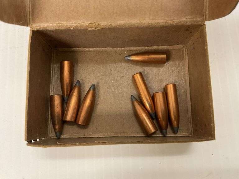 Two partial boxes of bullets - Sierra 44 cal 240 gr and Speer 30 cal ...