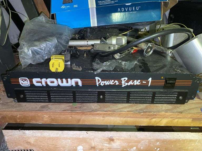 Crown Power Base 1, Portable DVD/CD/MP3 Player, CROWN 1000, Speakers ...