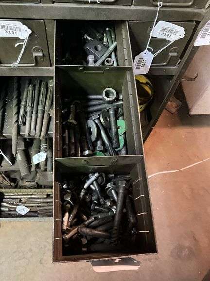 Drawer lot of assorted hardware - Hurley Real Estate & Auctions