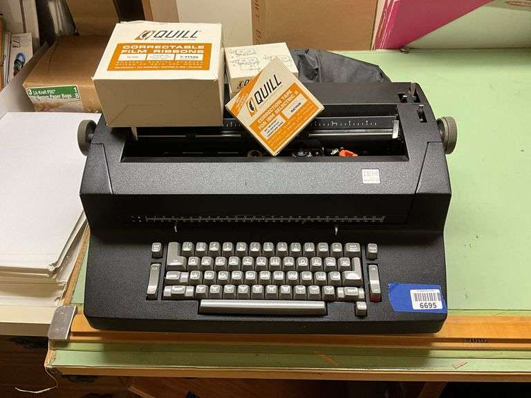 IBM electric typewriter w/ ribbon and correction tape - Hurley Real ...