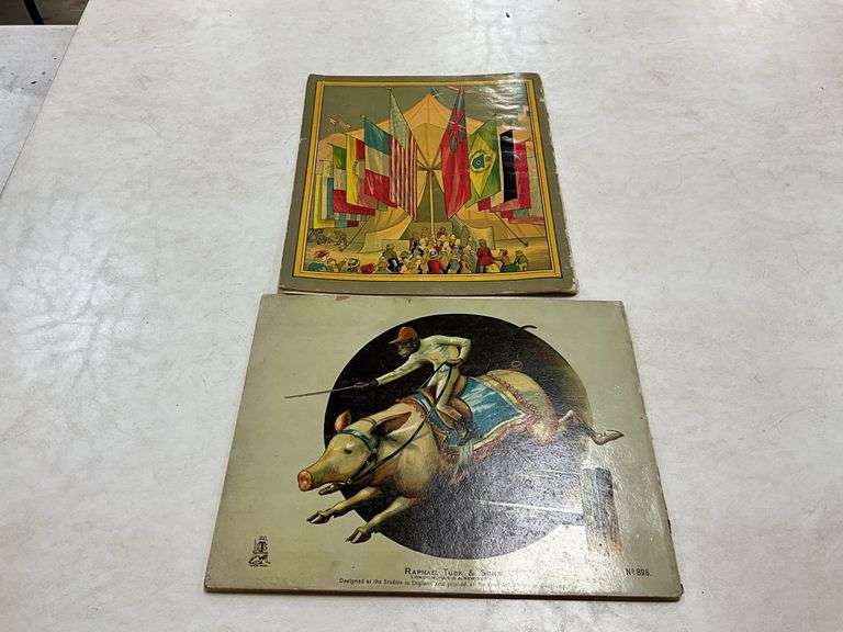 Two children’s book: Circus Sights, and Scenes from Showland - Hurley ...
