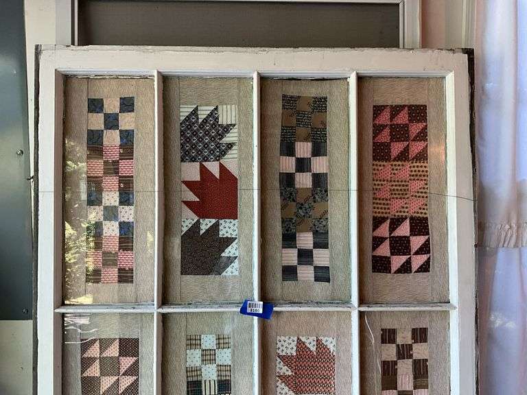 Window sash patchwork display panel - Hurley Real Estate & Auctions