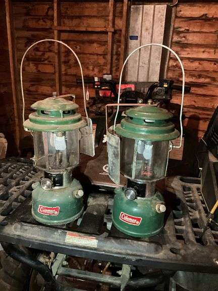 2 Coleman lanterns - Hurley Real Estate & Auctions