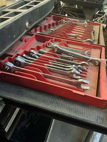 Drawer of wrenches, some combination, some ratcheting - Hurley Real ...