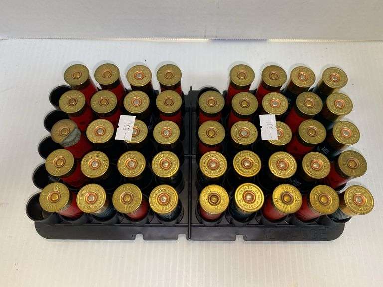 Lot of 44 Mixed 12 gauge shotshells - Hurley Real Estate & Auctions
