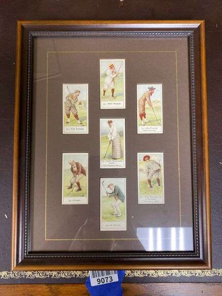 Victorian golfer prints, framed - Hurley Real Estate & Auctions