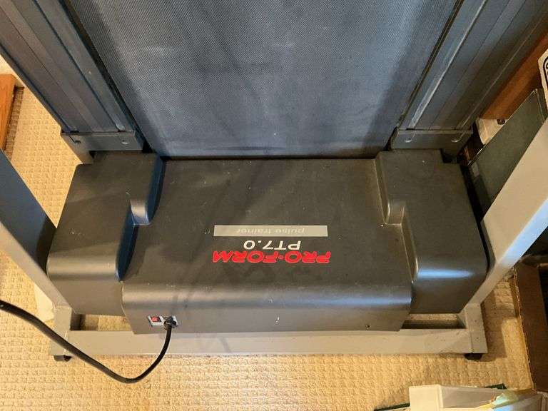 ProForm PT7.0 pulse trainer treadmill - Hurley Real Estate & Auctions