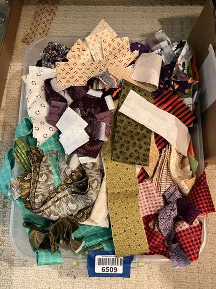 Fabric scraps - Hurley Real Estate & Auctions