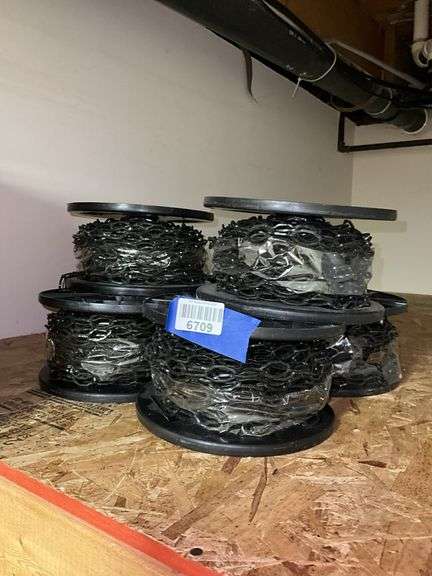 Rolls of decorative chain - Hurley Real Estate & Auctions
