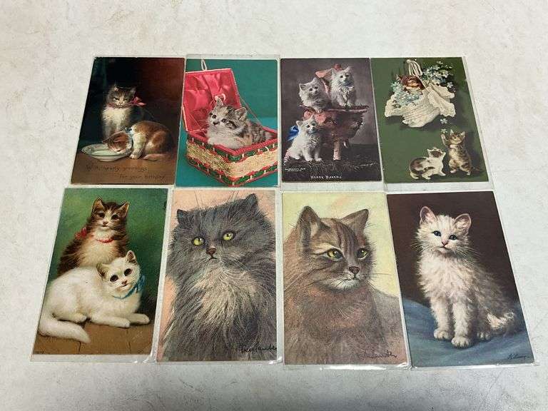 Cat postcards - Hurley Real Estate & Auctions