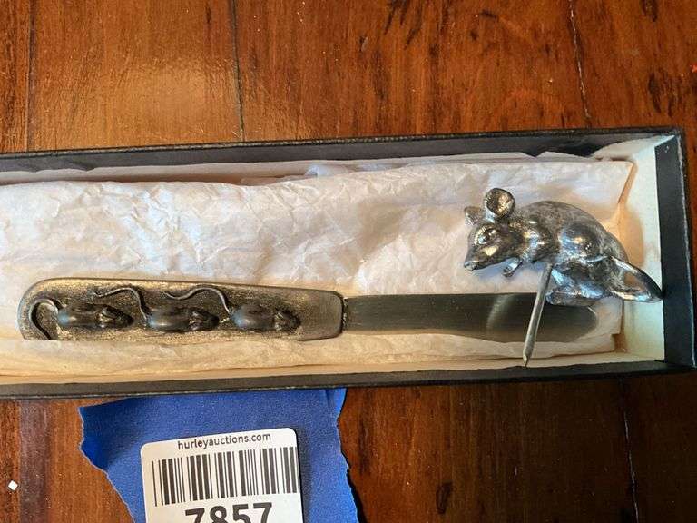 Metzke mouse cheese knife and pick - Hurley Real Estate & Auctions