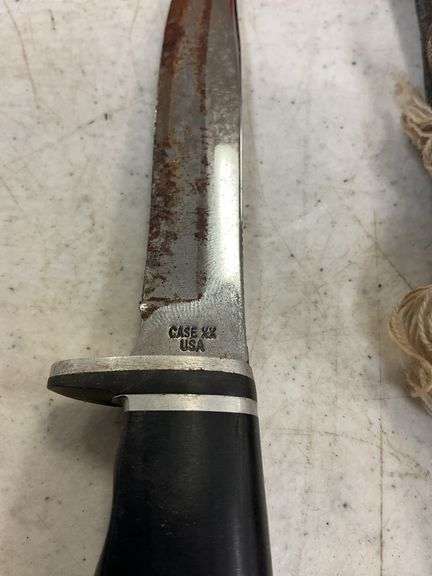 Case 2 Finn knife with sheath - Hurley Real Estate & Auctions