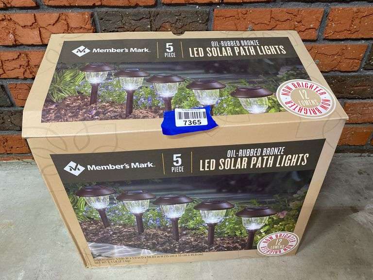 5-Pc LED solar Path Lights - Hurley Real Estate & Auctions