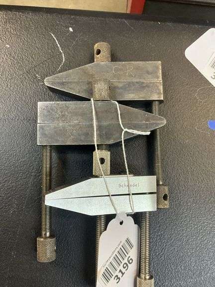 3 Schendel metalworking parallel clamps - Hurley Real Estate & Auctions