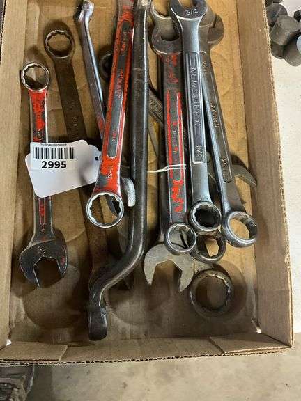 Box lot of wrenches - Hurley Real Estate & Auctions