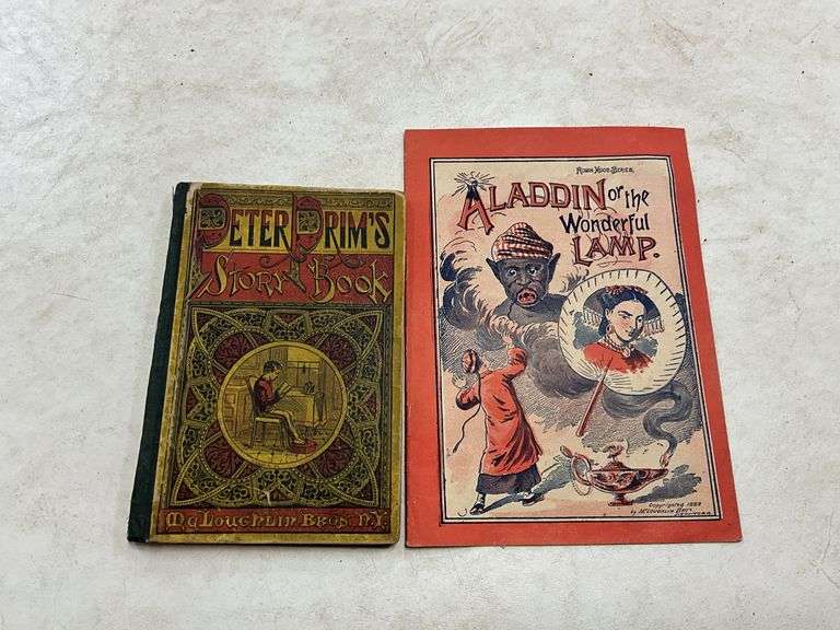 Two children’s books: Peter Prim’s Story Book, and Aladdin or the ...