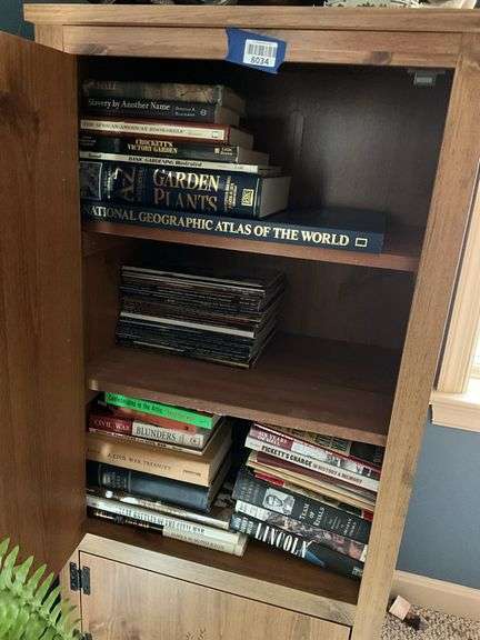 Contents of cupboard: books including gardening, Civil War - Hurley ...