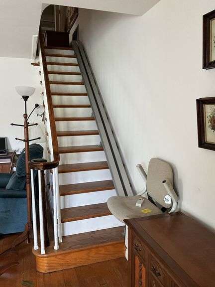Excel Stair Lift Chair 14 ft long - Hurley Real Estate & Auctions