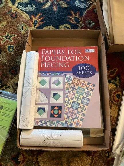 Quilting foundation paper - Hurley Real Estate & Auctions