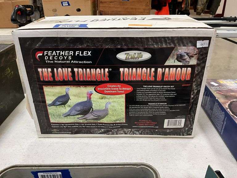 Three turkey decoys new in box - Hurley Real Estate & Auctions