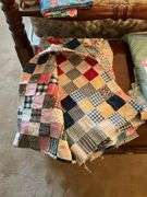 Vintage patchwork quilt top - Hurley Real Estate & Auctions