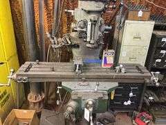 Bridgeport Milling Machine, 9x42 table, includes small parts shown ...