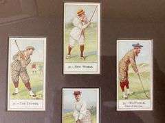 Victorian golfer prints, framed - Hurley Real Estate & Auctions