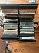 Cassette storage drawers & cassettes - Hurley Real Estate & Auctions