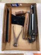 Shotgun forends, lighter, duck call, tripod - Hurley Real Estate & Auctions