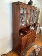 Cherry step back hutch by Statton Furniture, Americana no contents ...