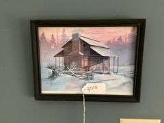 Wall hangings: multiple pictures including Lee Roberson print, Grace ...