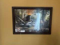 Lee Roberson print, Drama in the Wilderness, framed - Hurley Real ...