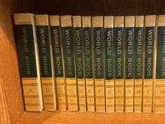 World Book Encyclopedia, framed B&W football team photo, picture frame ...