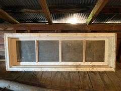 Old four pane window frame - Hurley Real Estate & Auctions