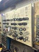 Lot of valve spring inserts w/ display cabinet - Hurley Real Estate ...