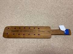 Board of Education ‘97 Retirement Paddle - Hurley Real Estate & Auctions