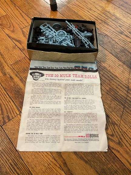 U.S. Borax 20 Mule Team model kit - Hurley Real Estate & Auctions
