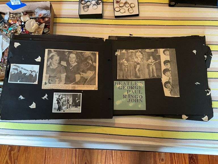 Vintage The Beatles scrapbook - Hurley Real Estate & Auctions