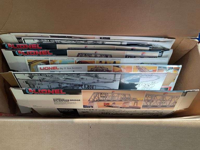 Empty Lionel and other train boxes - Hurley Real Estate & Auctions